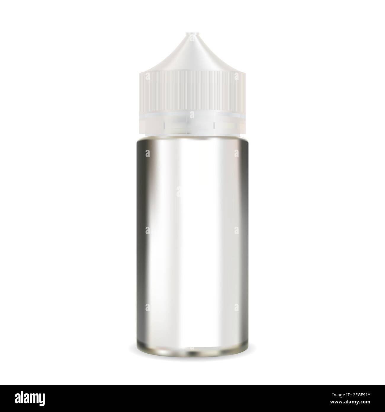 E liquid bottle mock up. Vapour packaging blank. Vape smoke dropper ...