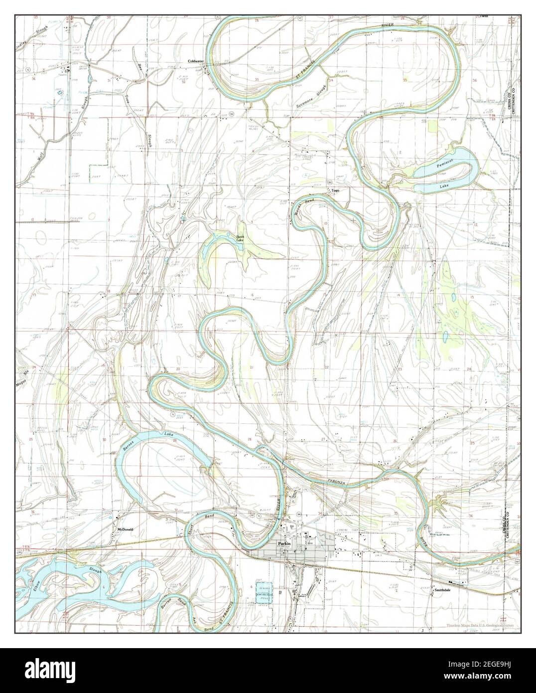 Map of parkin hi-res stock photography and images - Alamy