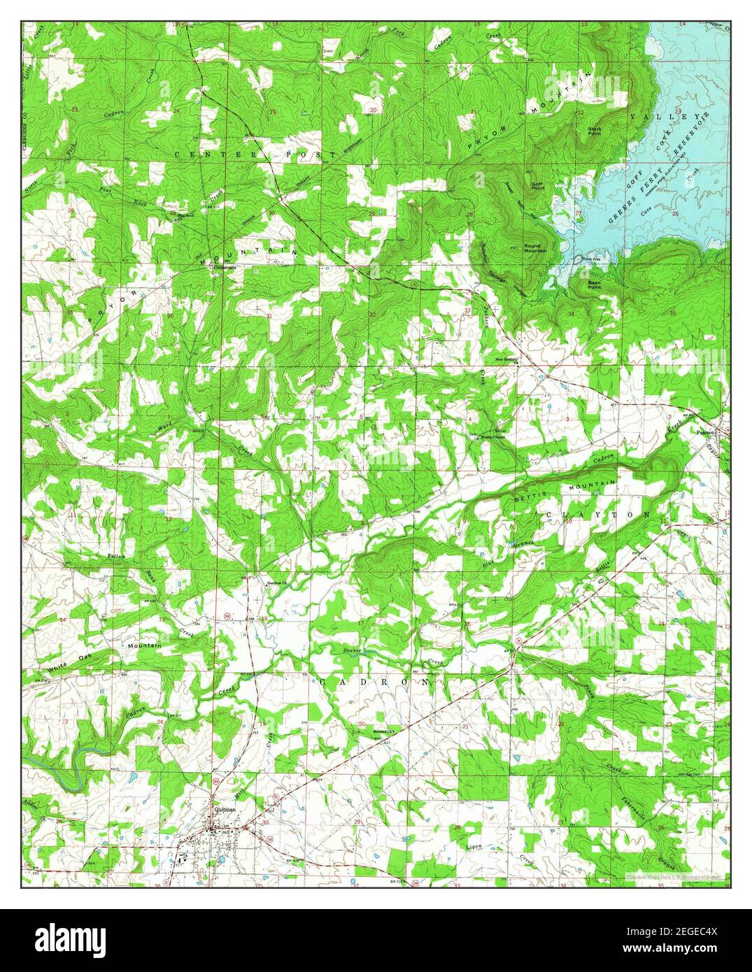 Map of quitman hi-res stock photography and images - Alamy