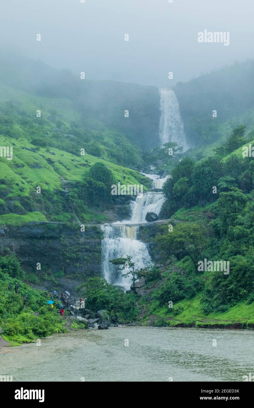Bhavli waterfall hi-res stock photography and images - Alamy