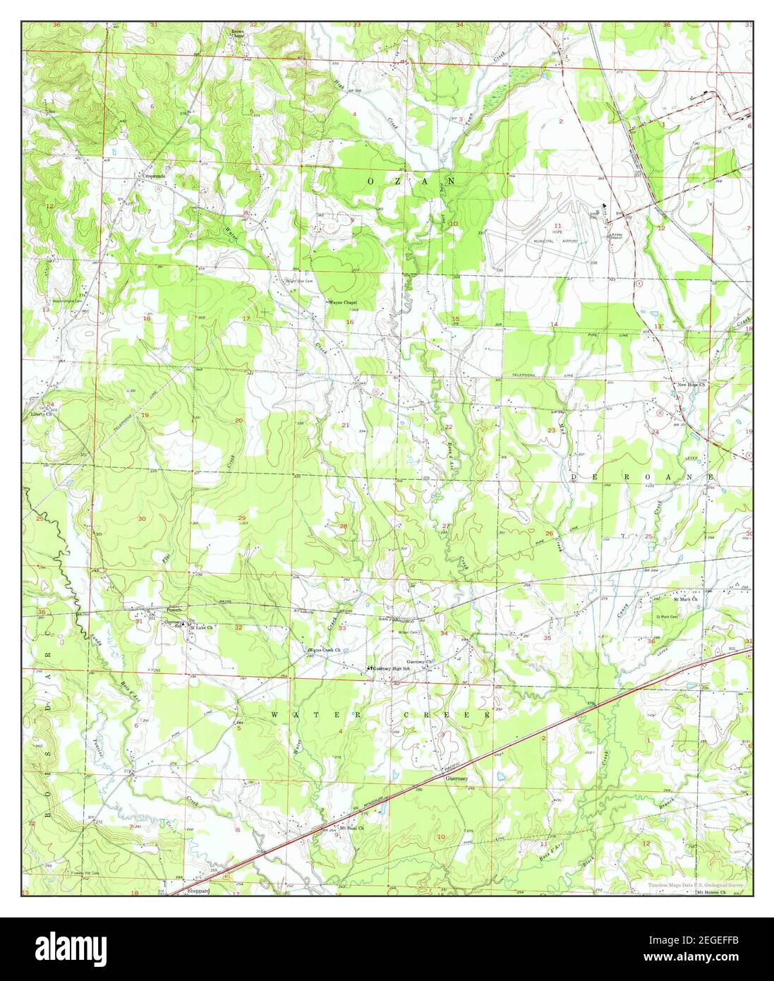 Sheppard, Arkansas, map 1951, 1:24000, United States of America by ...
