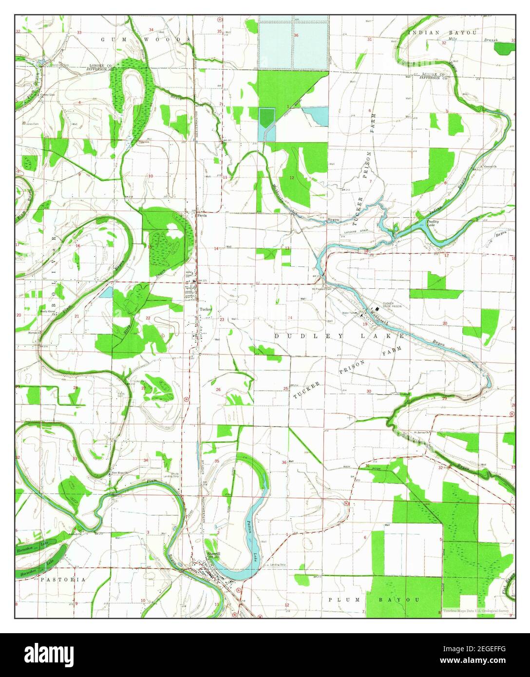Sherrill, Arkansas, map 1963, 1:24000, United States of America by ...