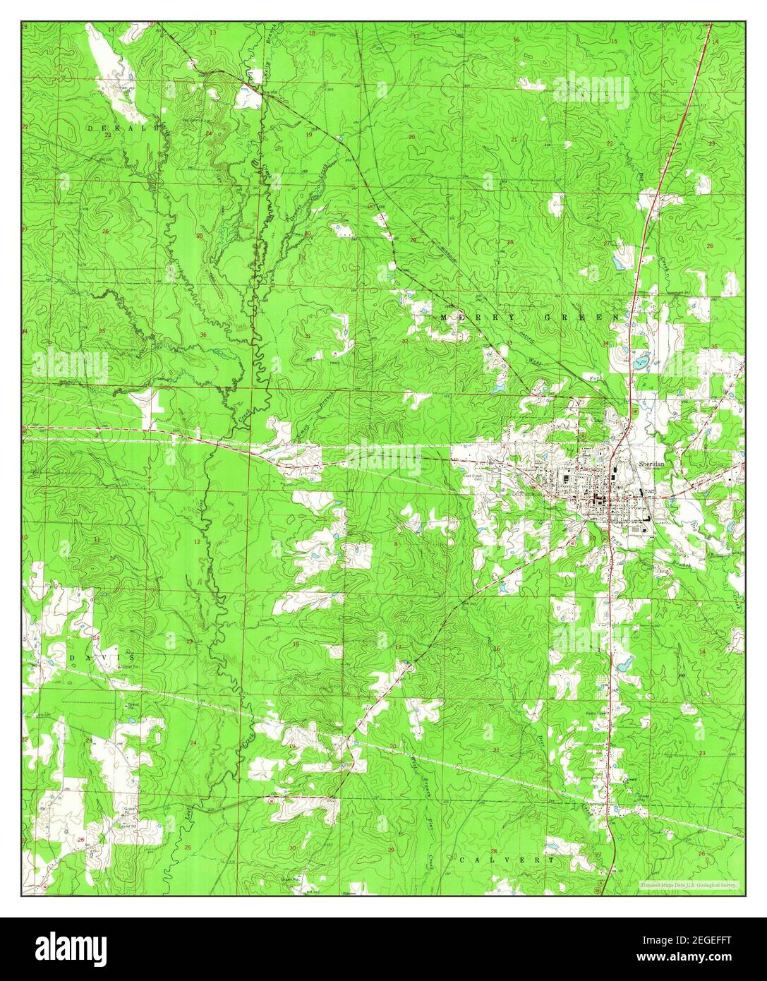 Sheridan, Arkansas, map 1964, 1:24000, United States of America by ...