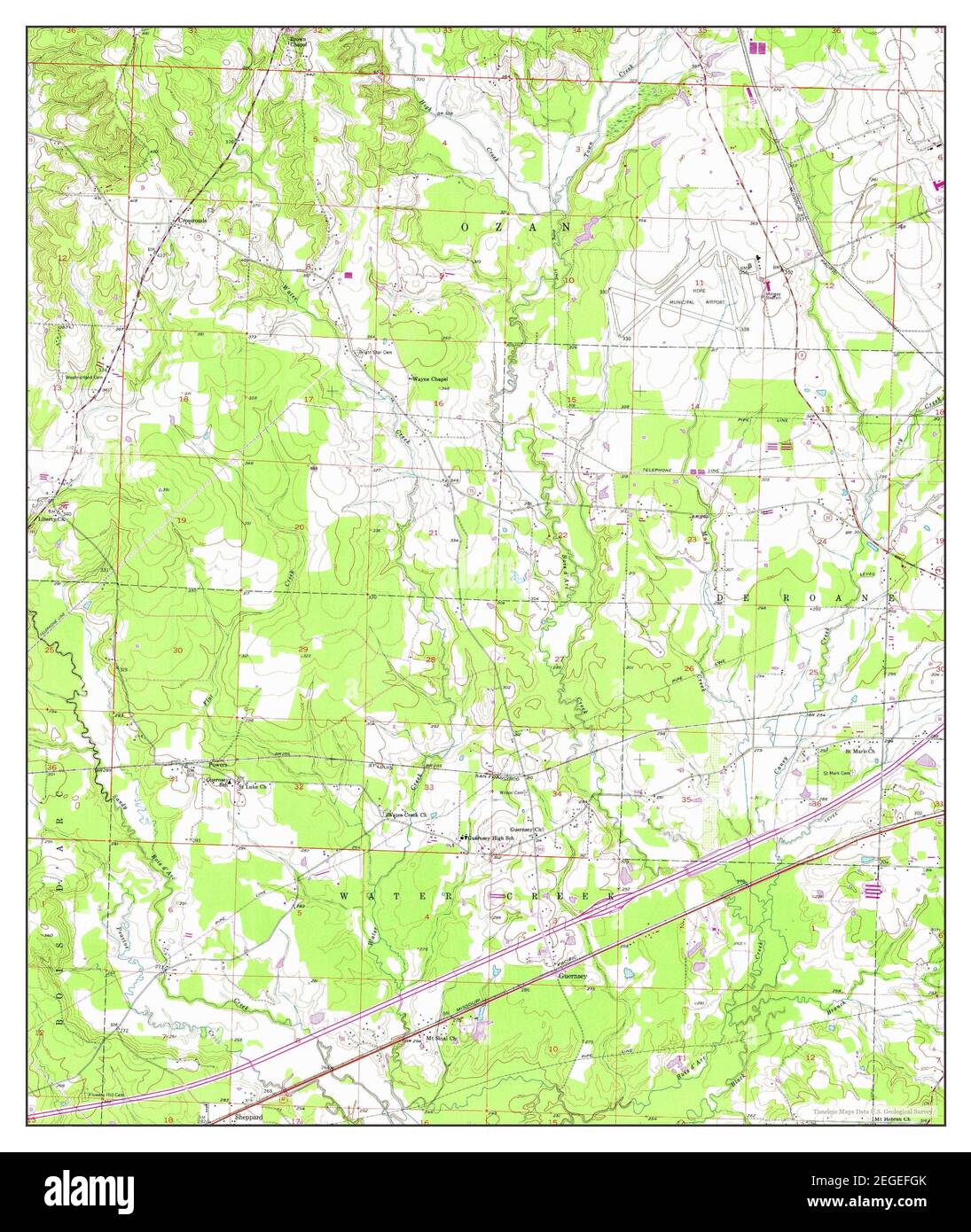Sheppard, Arkansas, map 1951, 1:24000, United States of America by ...