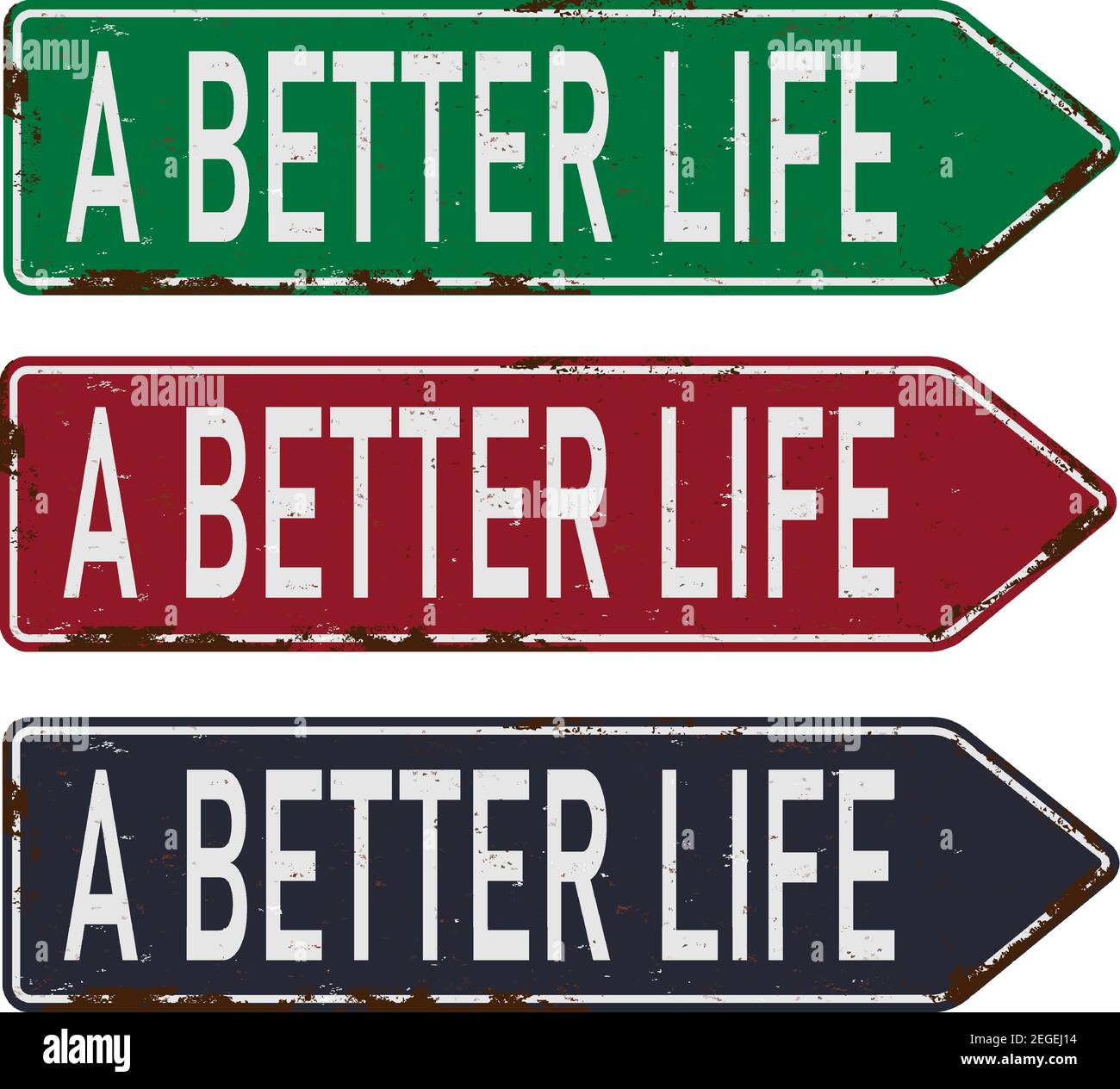 Better life sign on Stock Vector Images - Alamy