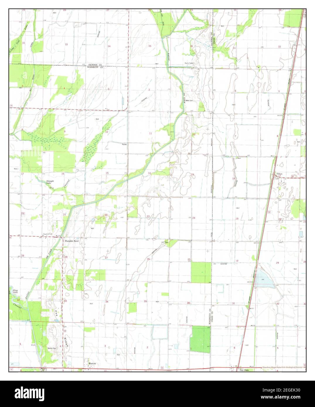 Map of tilton hi-res stock photography and images - Alamy