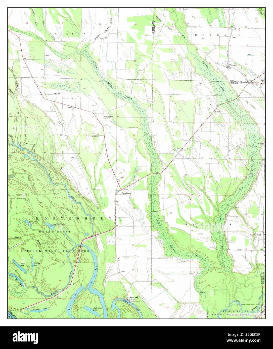 Turner, Arkansas, map 1967, 1:24000, United States of America by ...