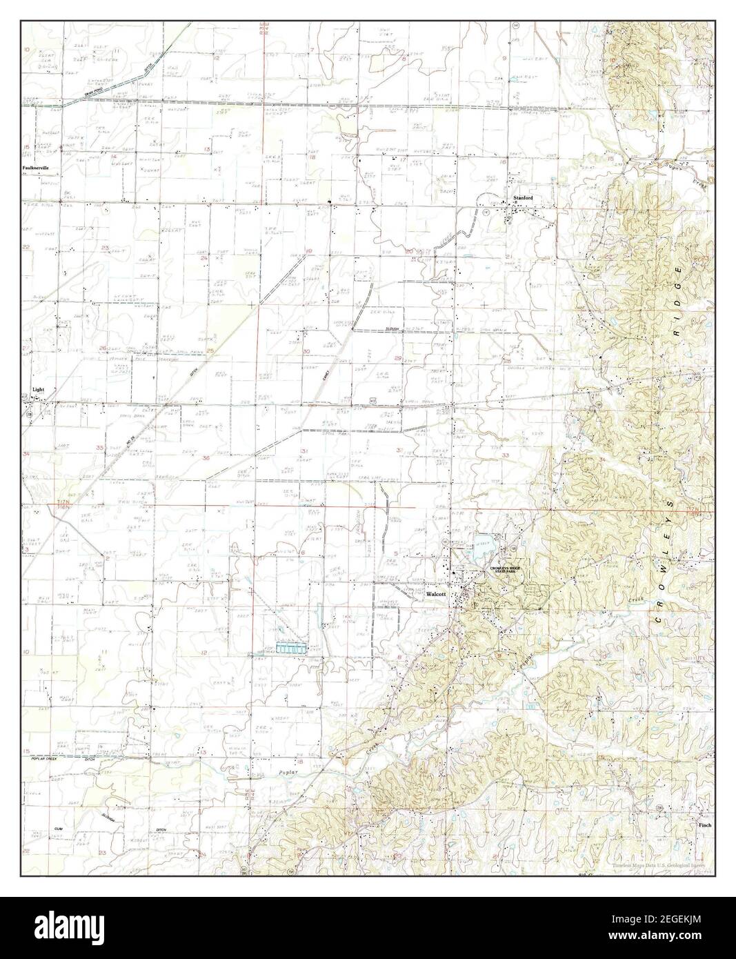 Walcott, Arkansas, map 1983, 1:24000, United States of America by ...