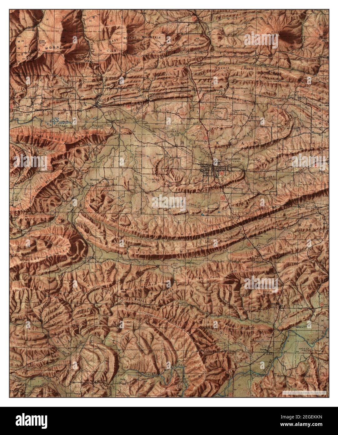 Waldron arkansas map hi-res stock photography and images - Alamy