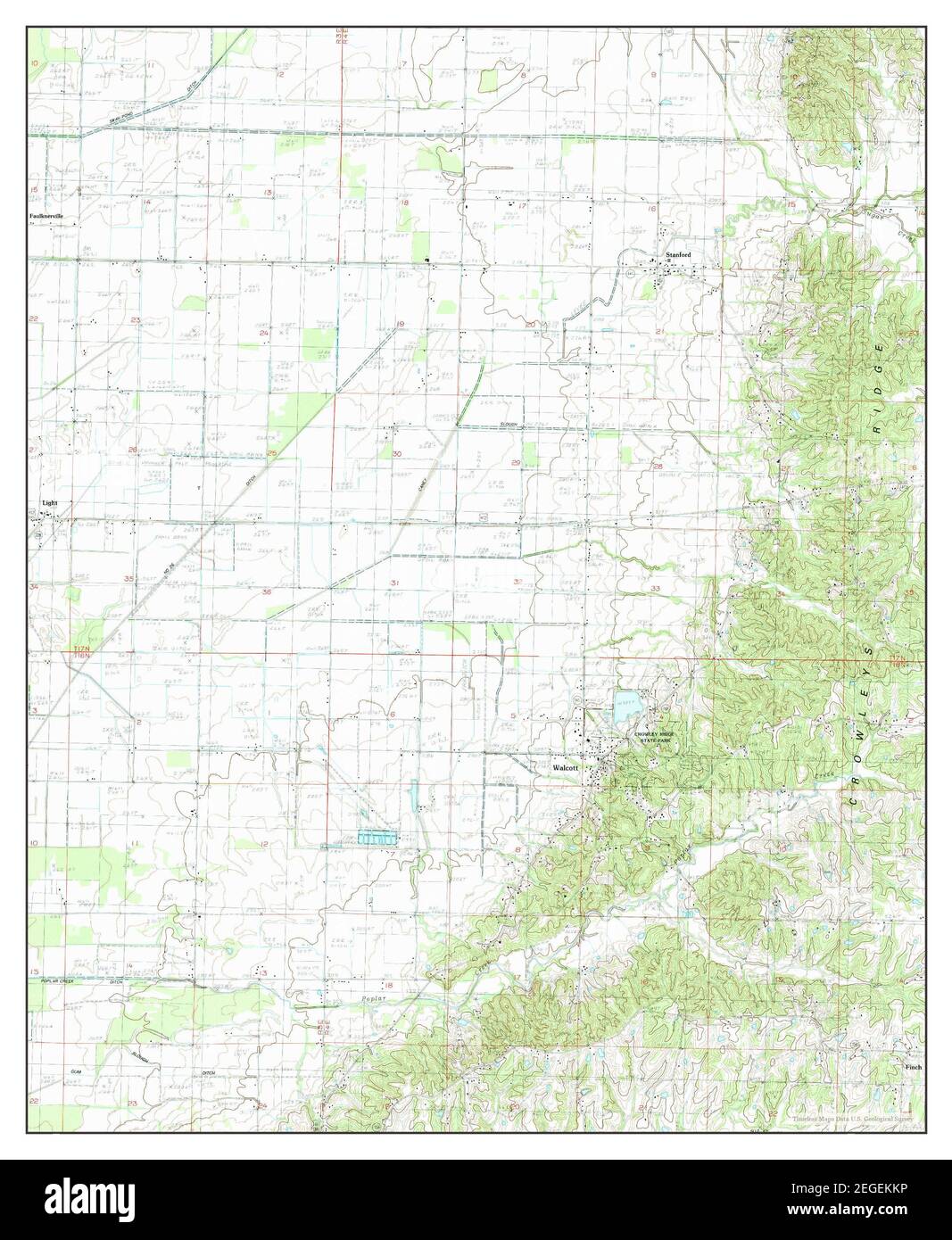 Walcott, Arkansas, map 1983, 1:24000, United States of America by ...