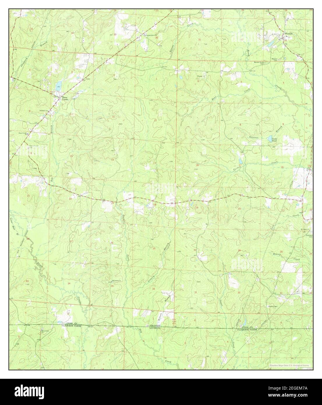 Map of wesson Cut Out Stock Images & Pictures - Alamy
