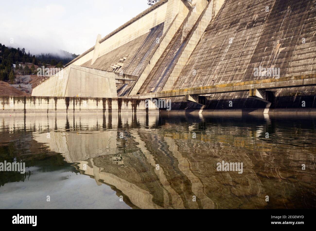Libby Dam on the Kootenai River near Libby, Montana. (Photo by Randy ...