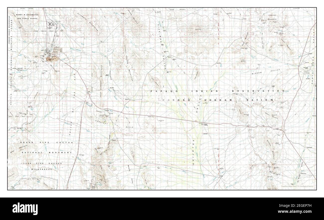 Map of ajo hi-res stock photography and images - Alamy