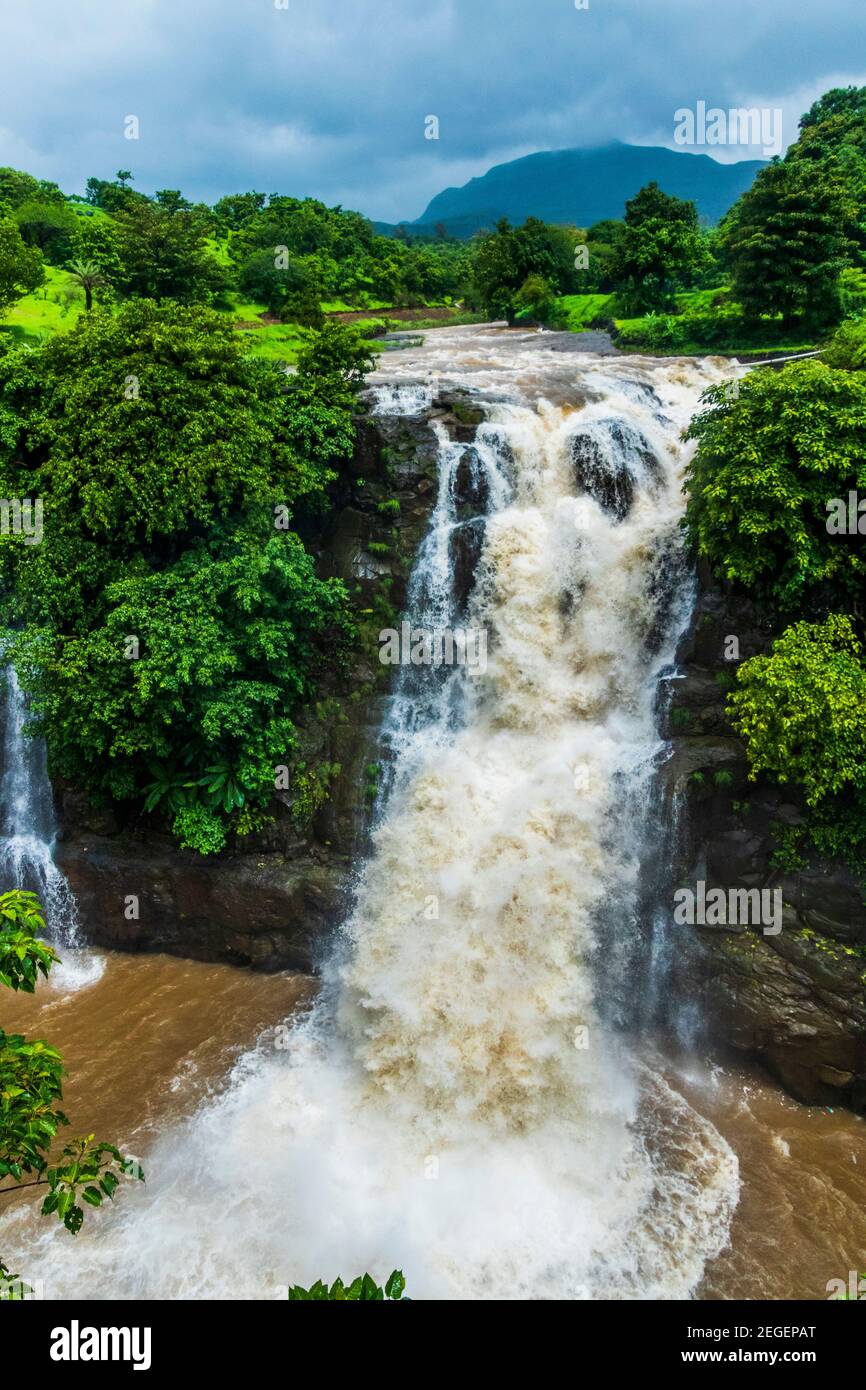 Randha falls in Bhandhardhara Stock Photo - Alamy