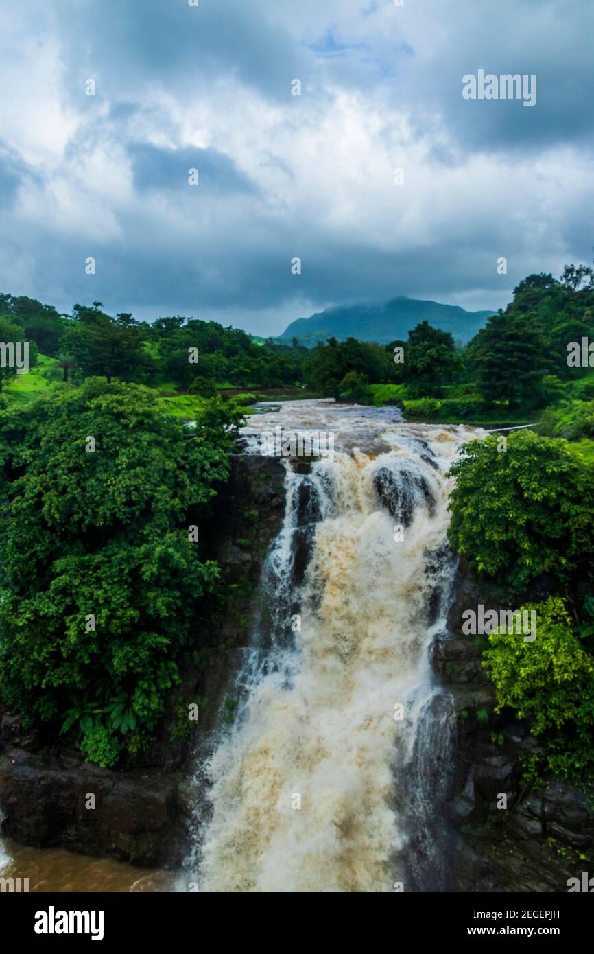 Randha falls in Bhandhardhara Stock Photo - Alamy