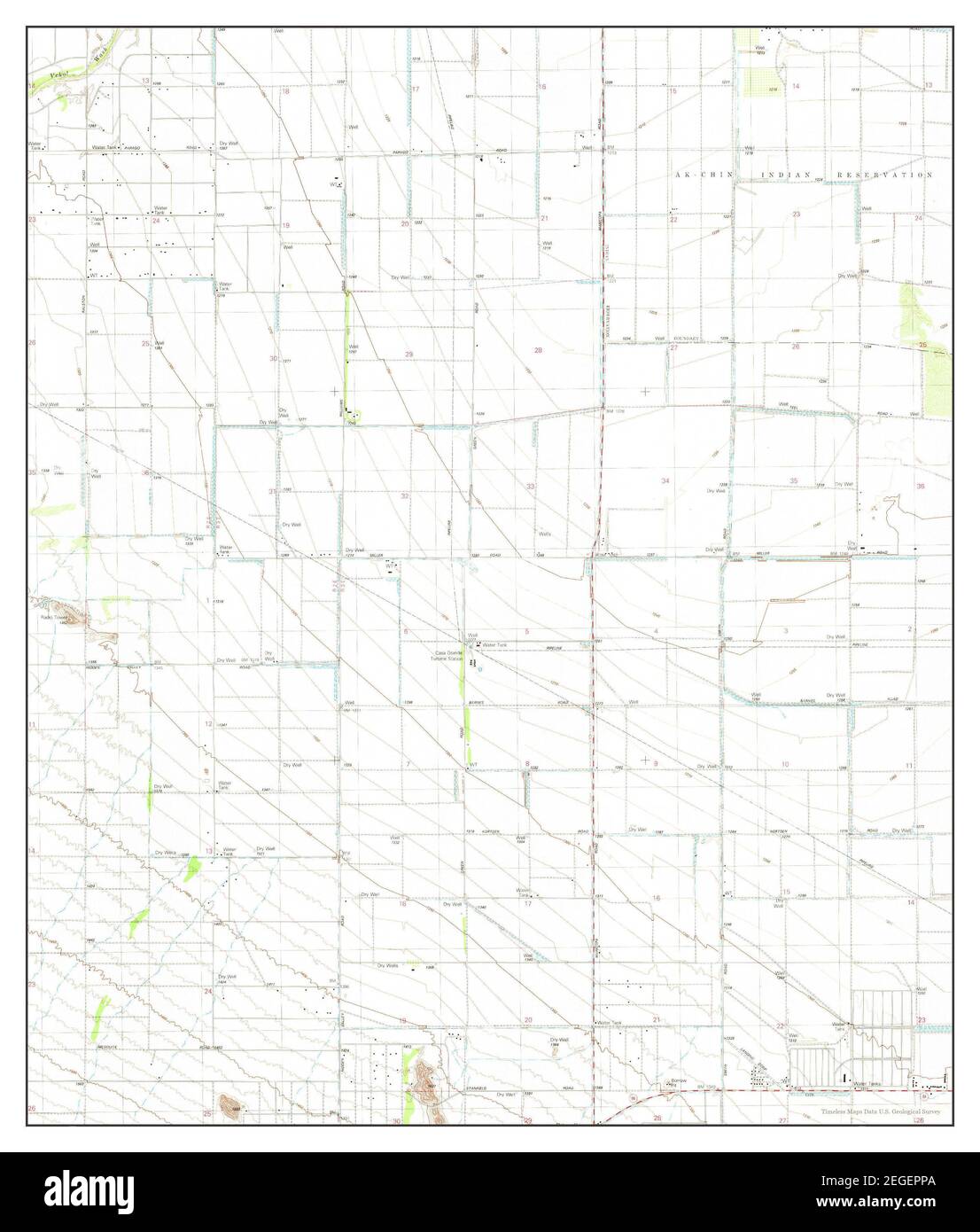Antelope Peak NE, Arizona, map 1981, 1:24000, United States of America ...
