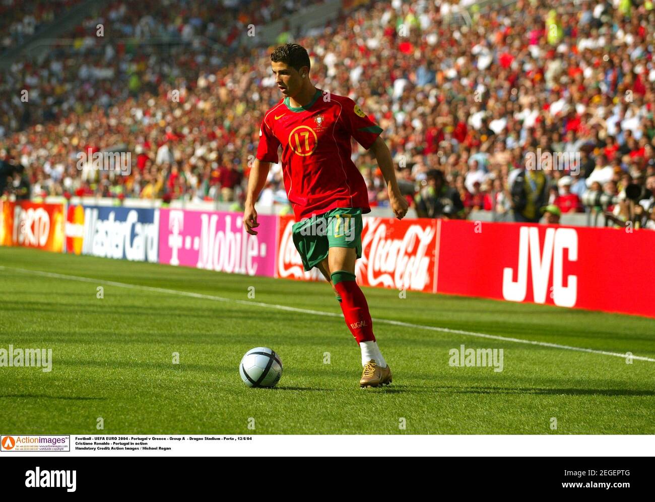 Cristiano ronaldo portugal 2004 greece hi-res stock photography and ...