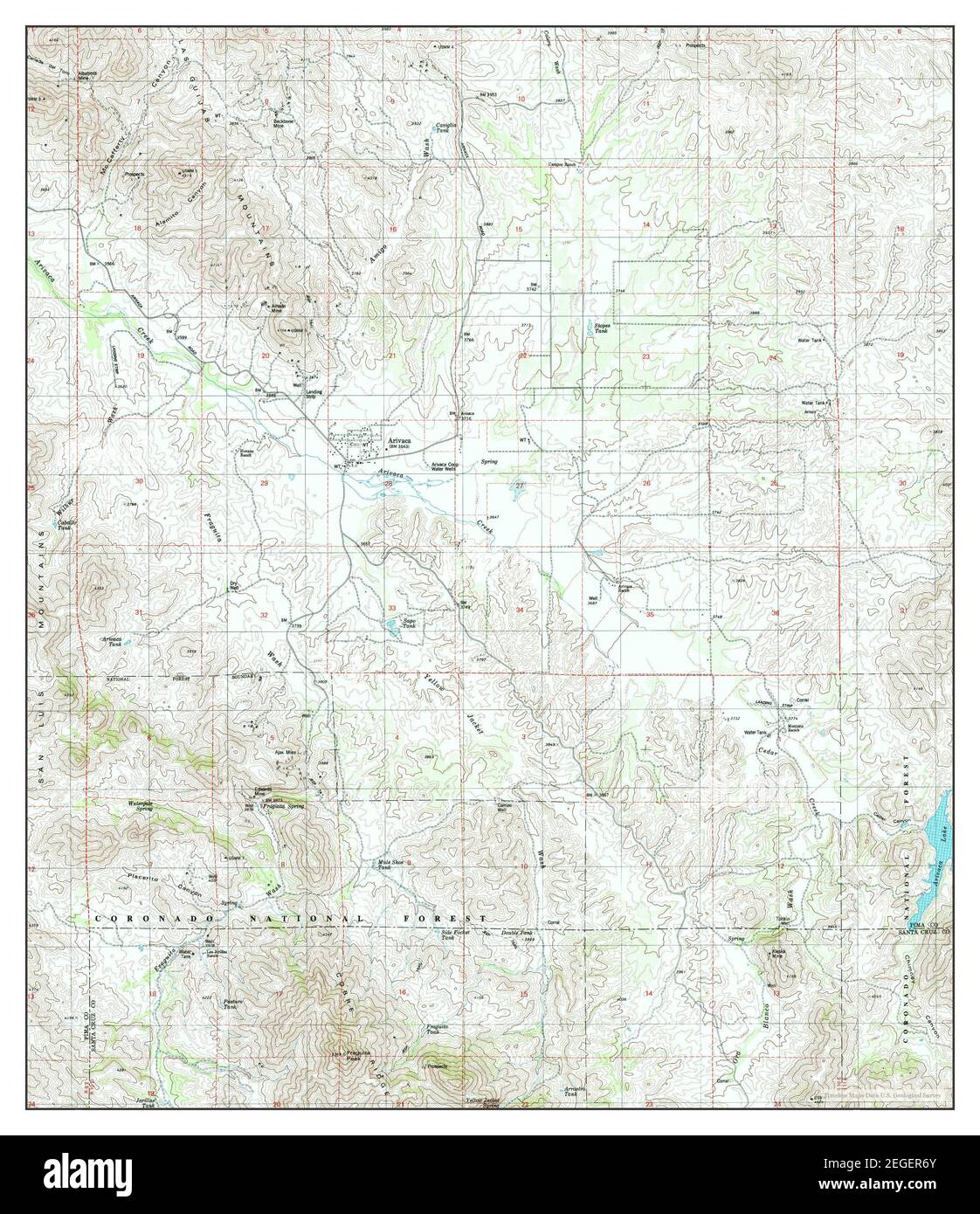 Arivaca, Arizona, map 1979, 1:24000, United States of America by ...
