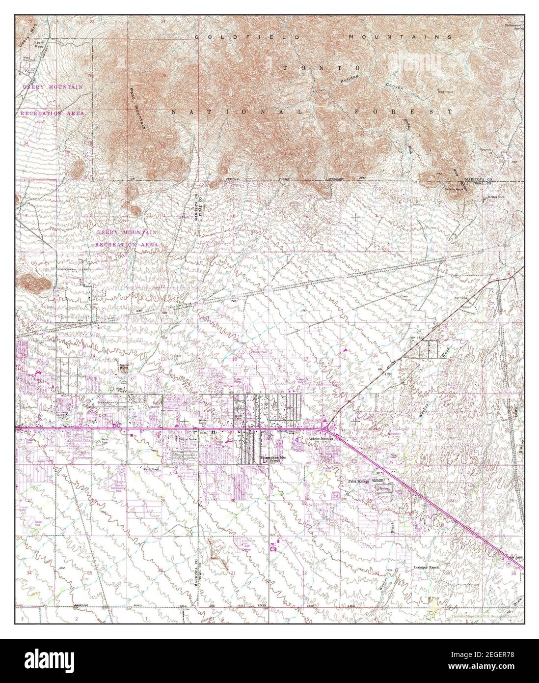 Apache map Cut Out Stock Images & Pictures - Alamy