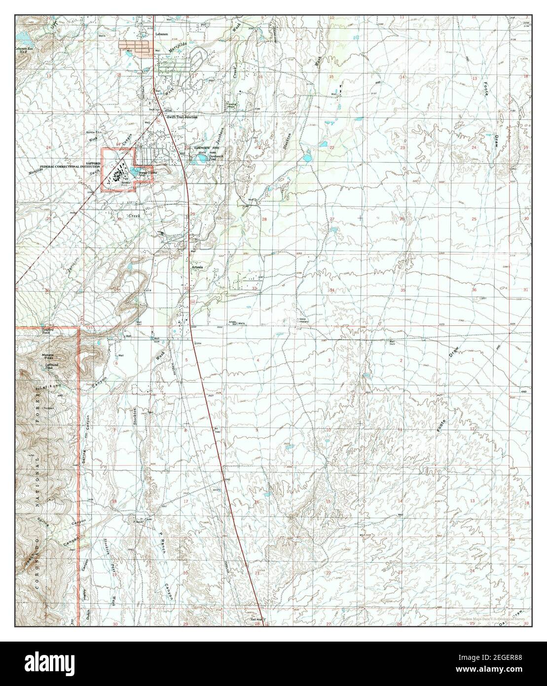 Map of artesia hi-res stock photography and images - Alamy