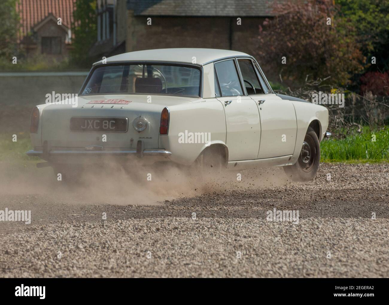 Factory team rally car - Rover 2000 or P6, classic British saloon car ...