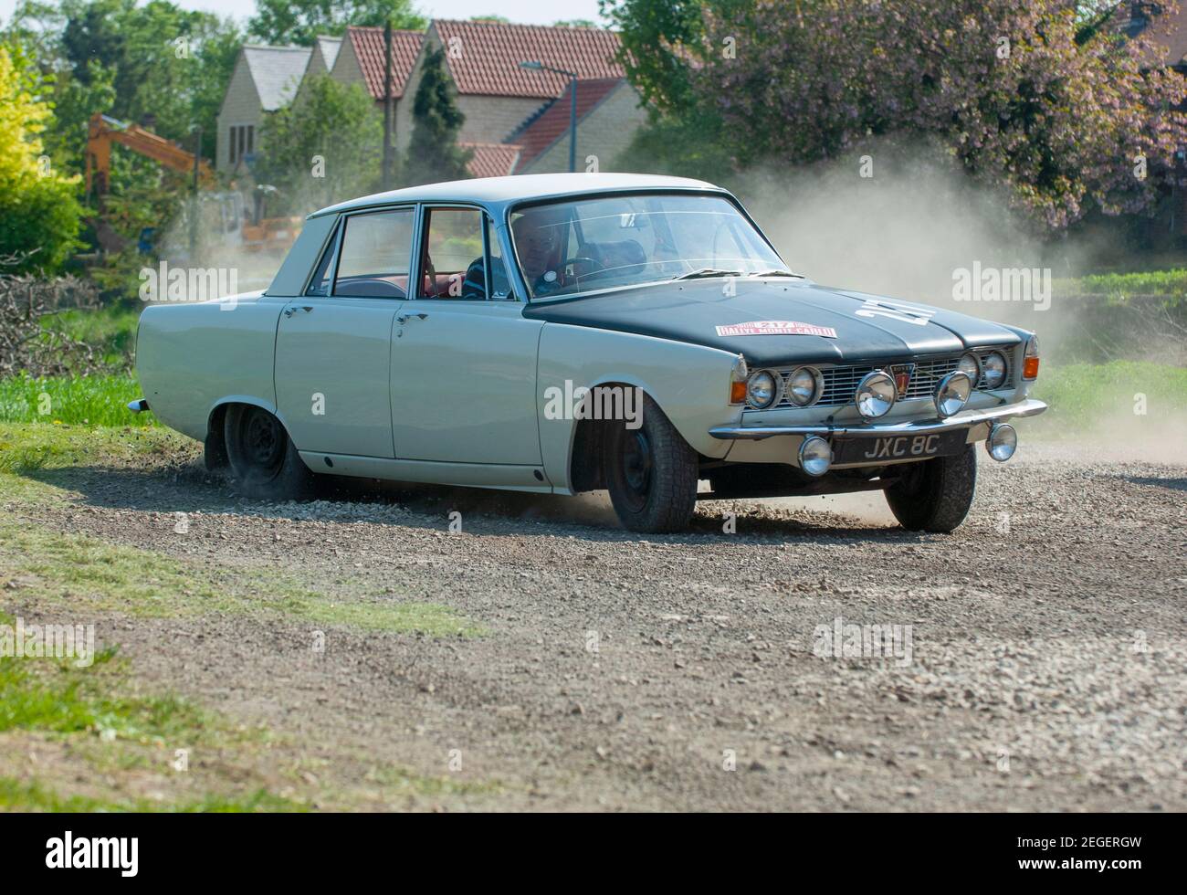 Factory team rally car - Rover 2000 or P6, classic British saloon car ...