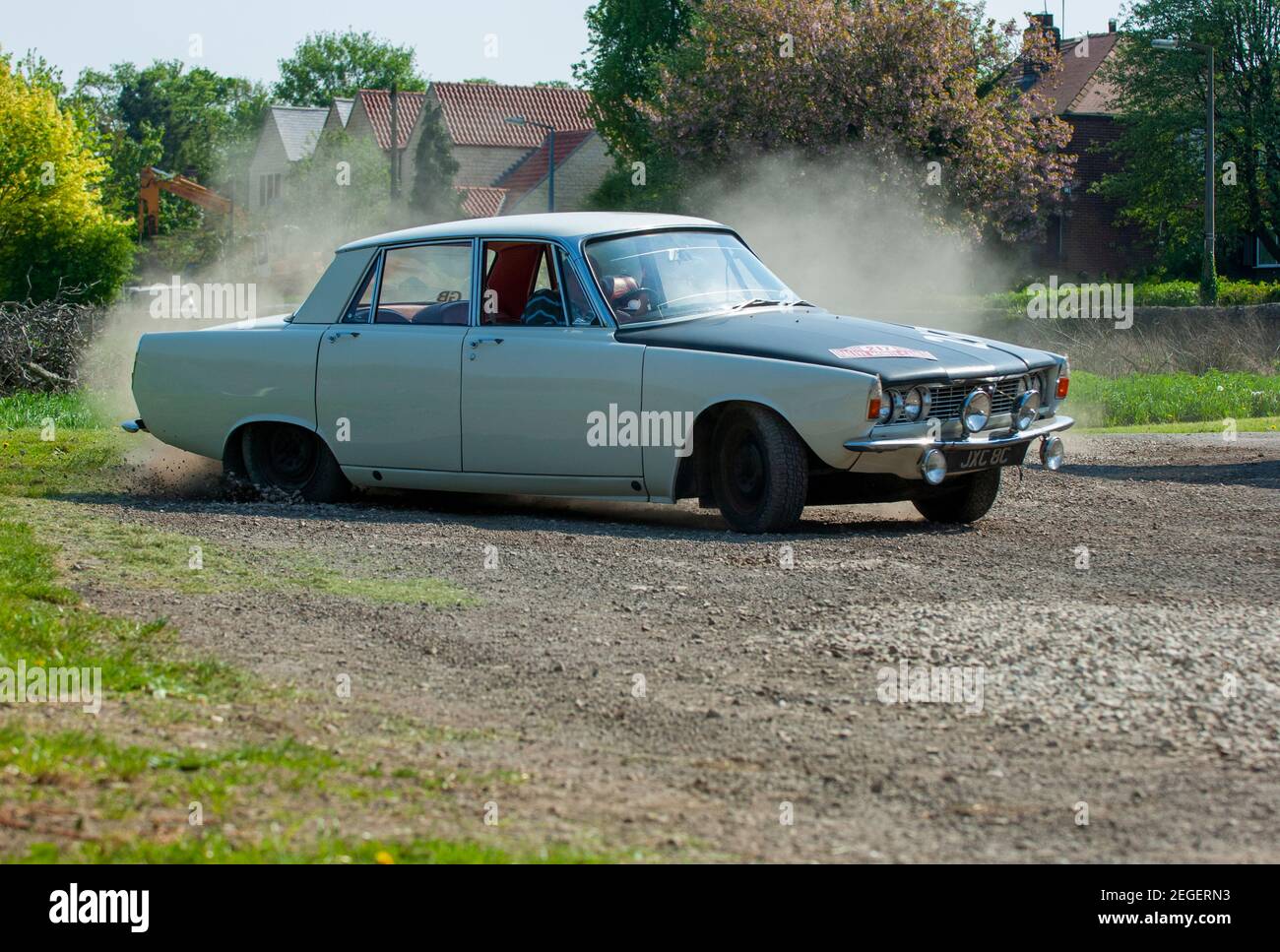 Factory team rally car - Rover 2000 or P6, classic British saloon car ...