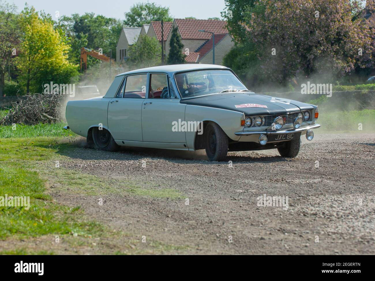 Factory team rally car - Rover 2000 or P6, classic British saloon car ...