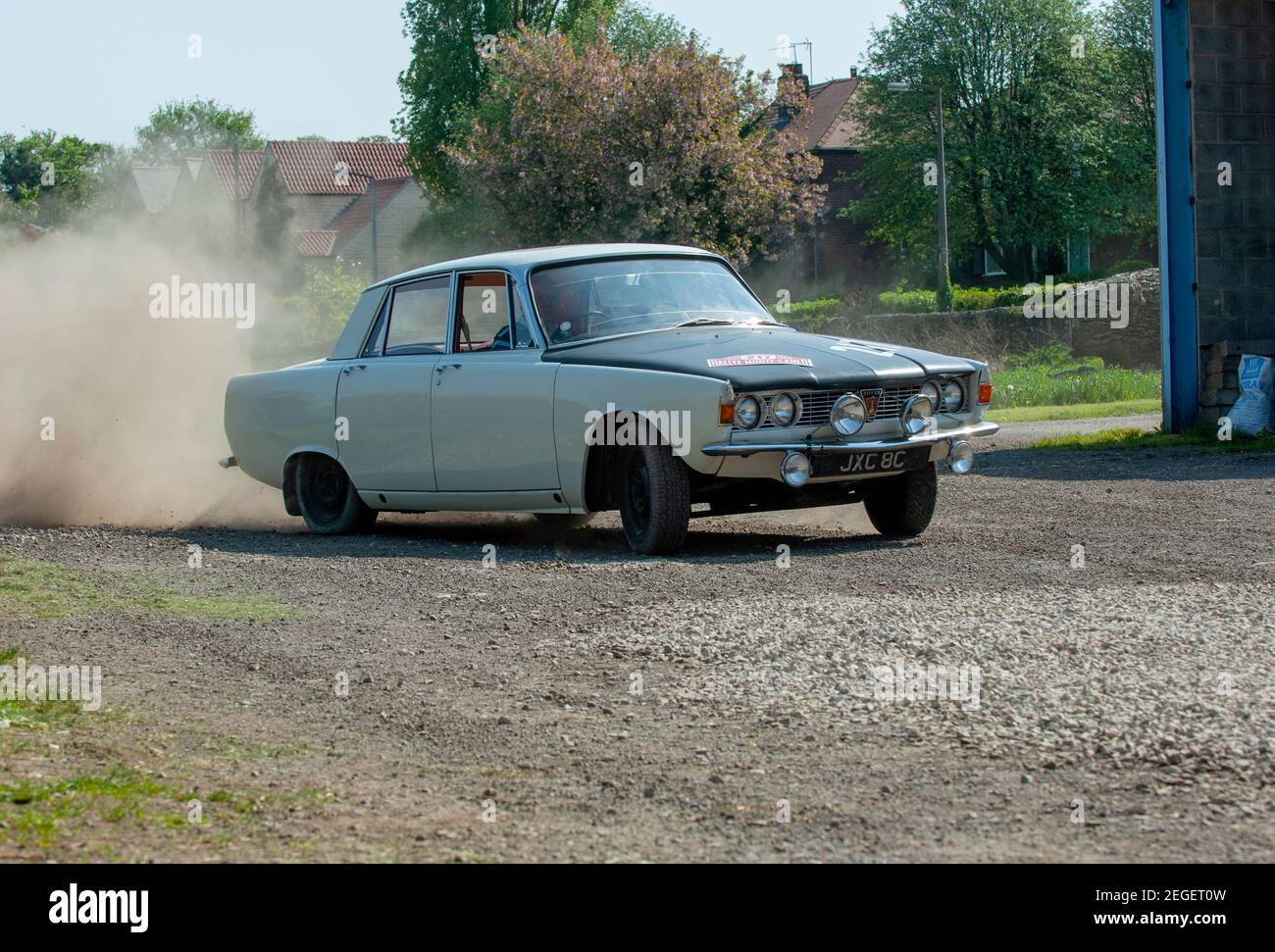 Factory team rally car - Rover 2000 or P6, classic British saloon car ...