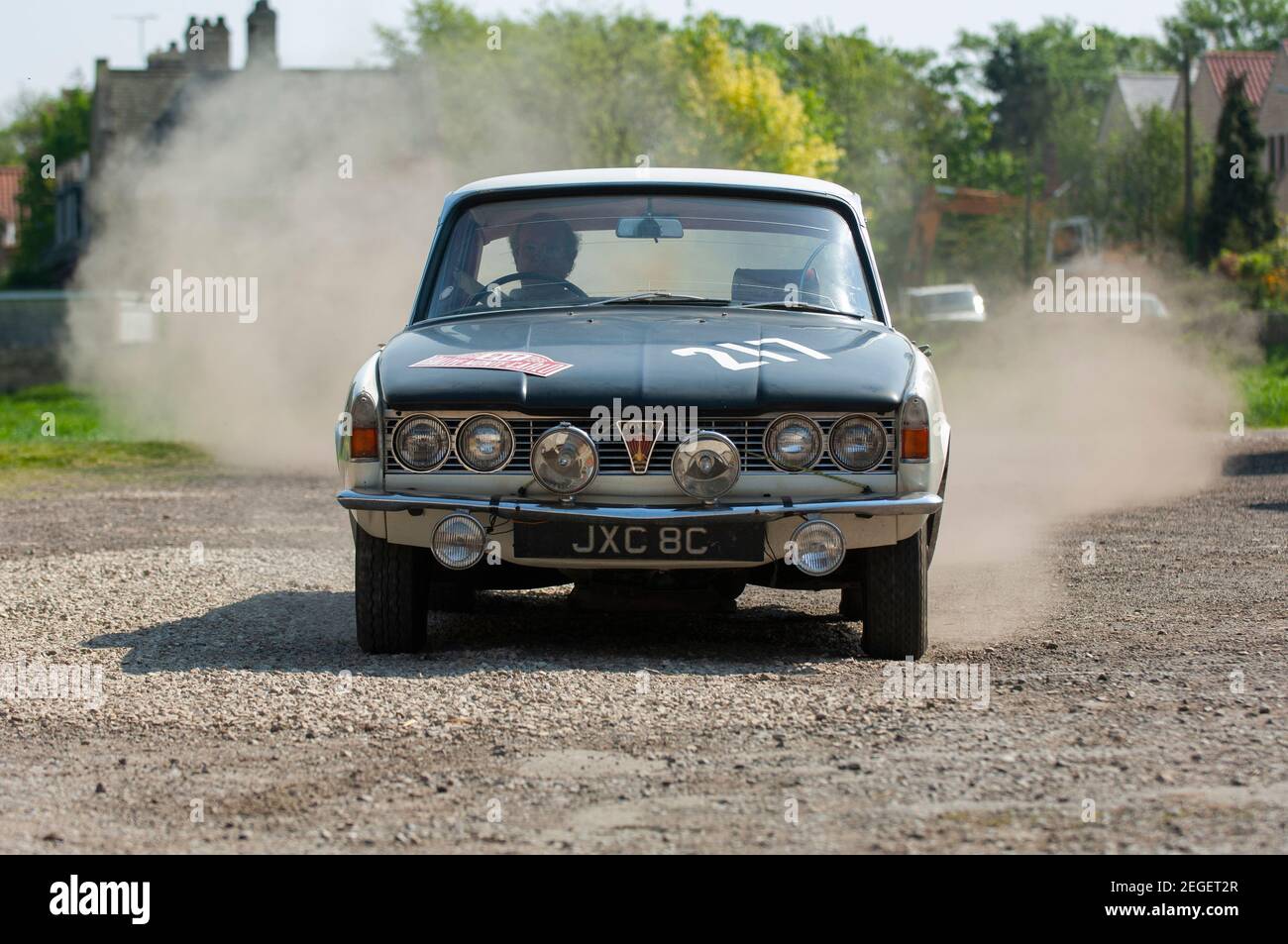 Factory team rally car - Rover 2000 or P6, classic British saloon car ...