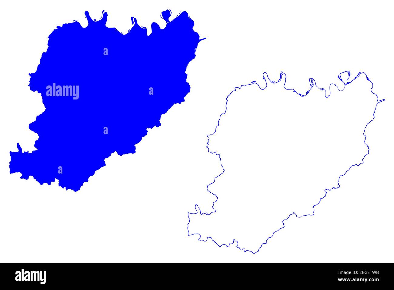 Map of piacenza Cut Out Stock Images & Pictures - Alamy