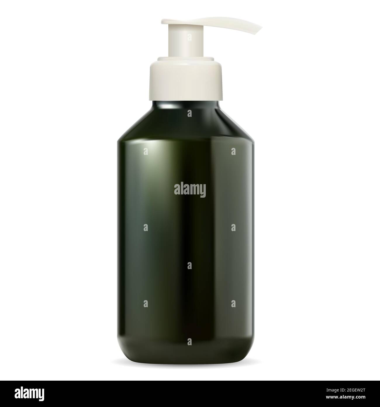 Pump bottle. Cosmetic soap packaging template. Realistic vector ...