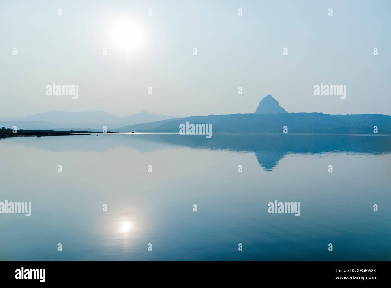 Various views of the Pawna Lake Stock Photo - Alamy