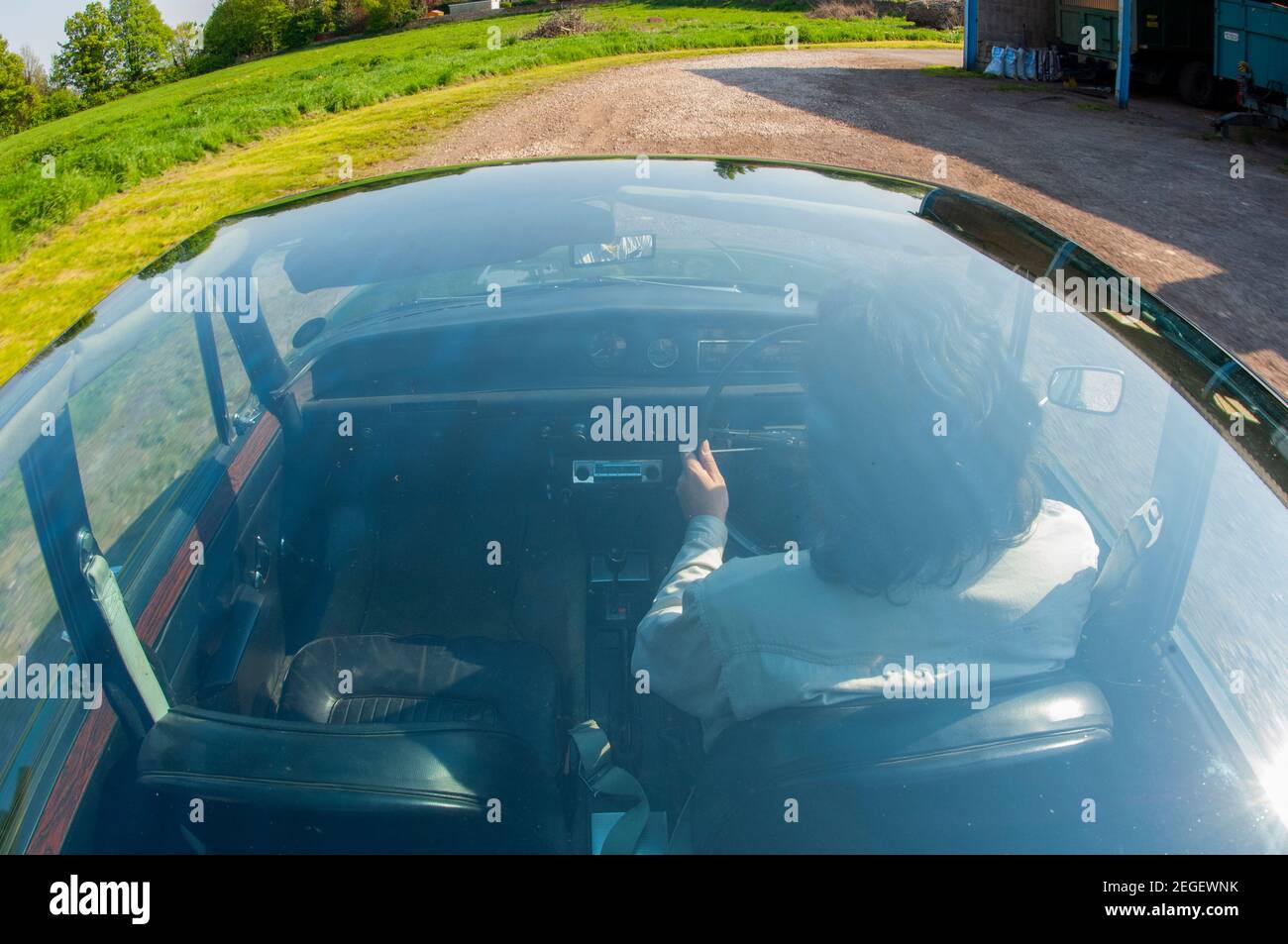 Rare glass roofed Triplex version of the Rover 3500 P6, classic British ...