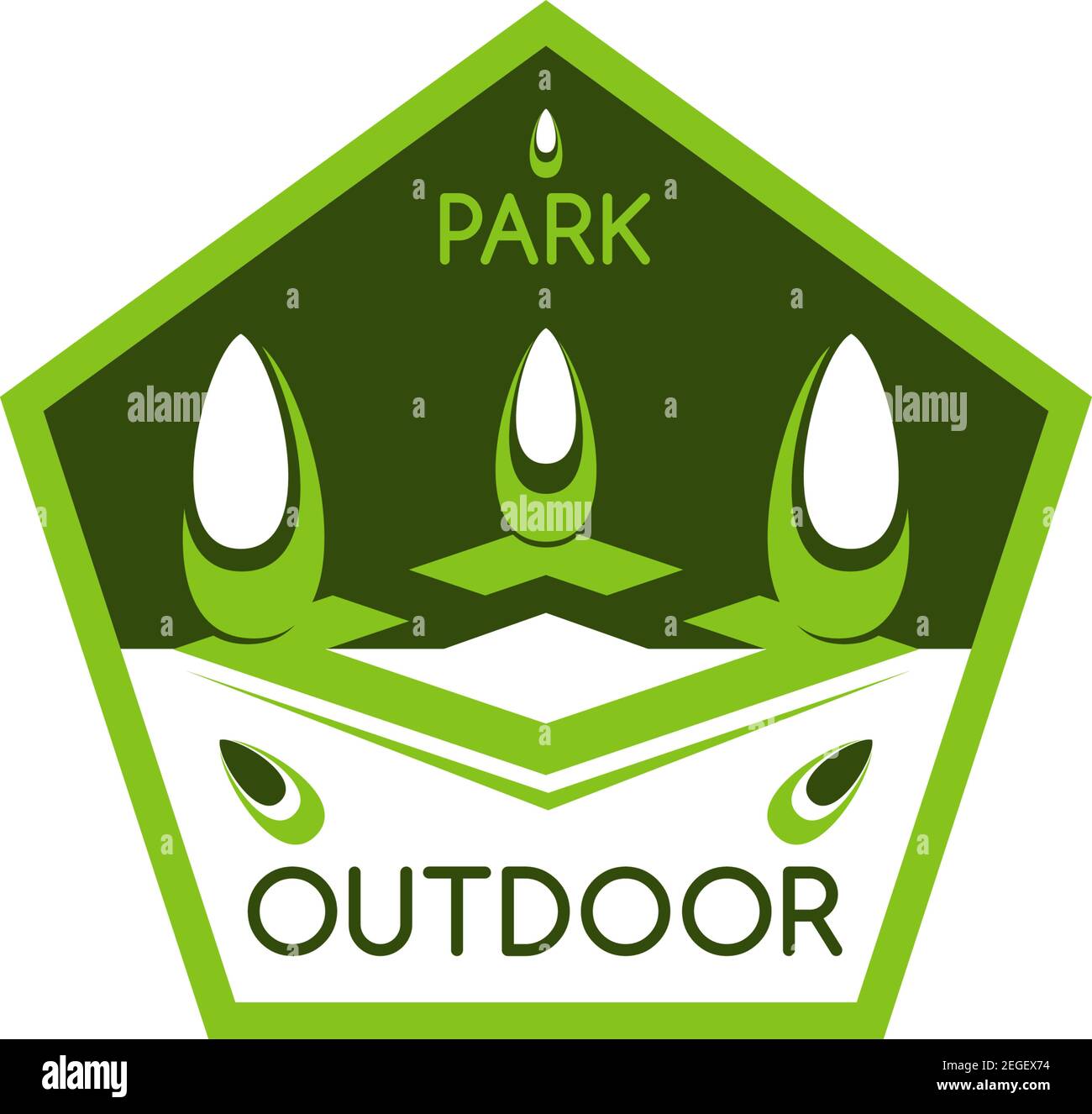 Landscaping design and outdoor eco green garden build association icon ...