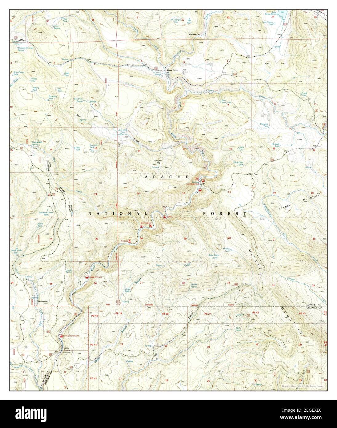 Buffalo Crossing, Arizona, map 1997, 1:24000, United States of America ...