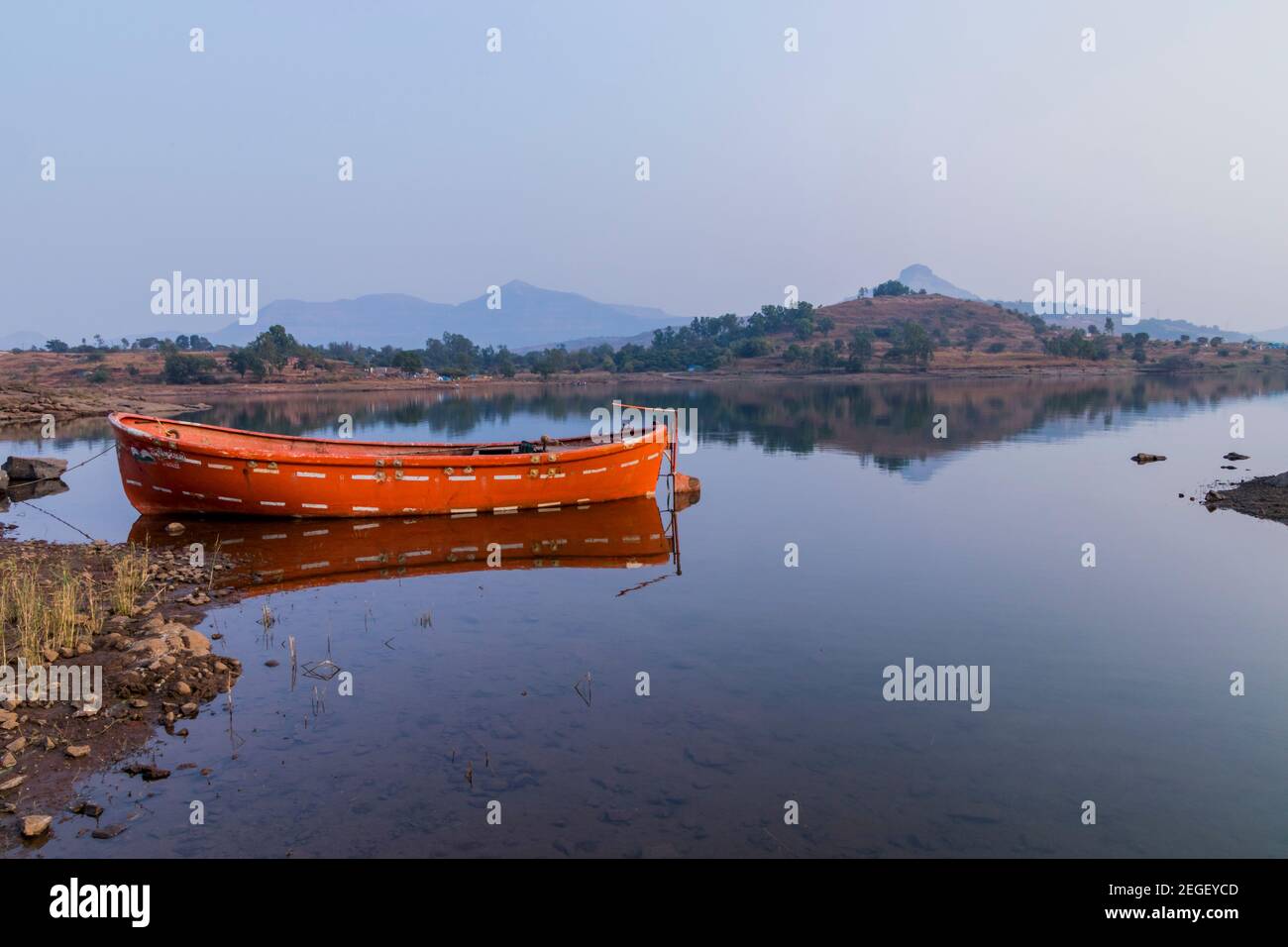 Various views of the Pawna Lake Stock Photo - Alamy