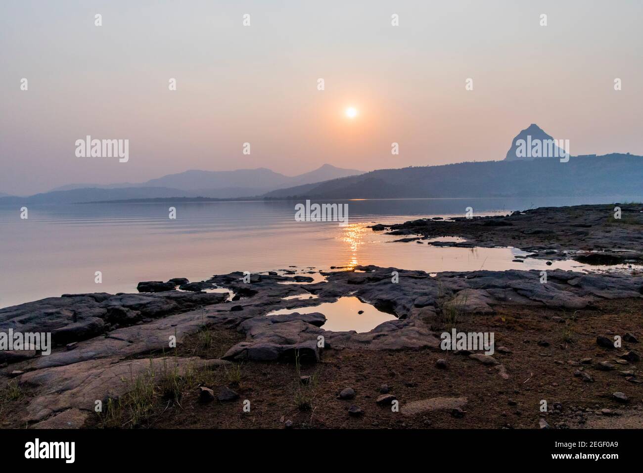 Various views of the Pawna Lake Stock Photo - Alamy