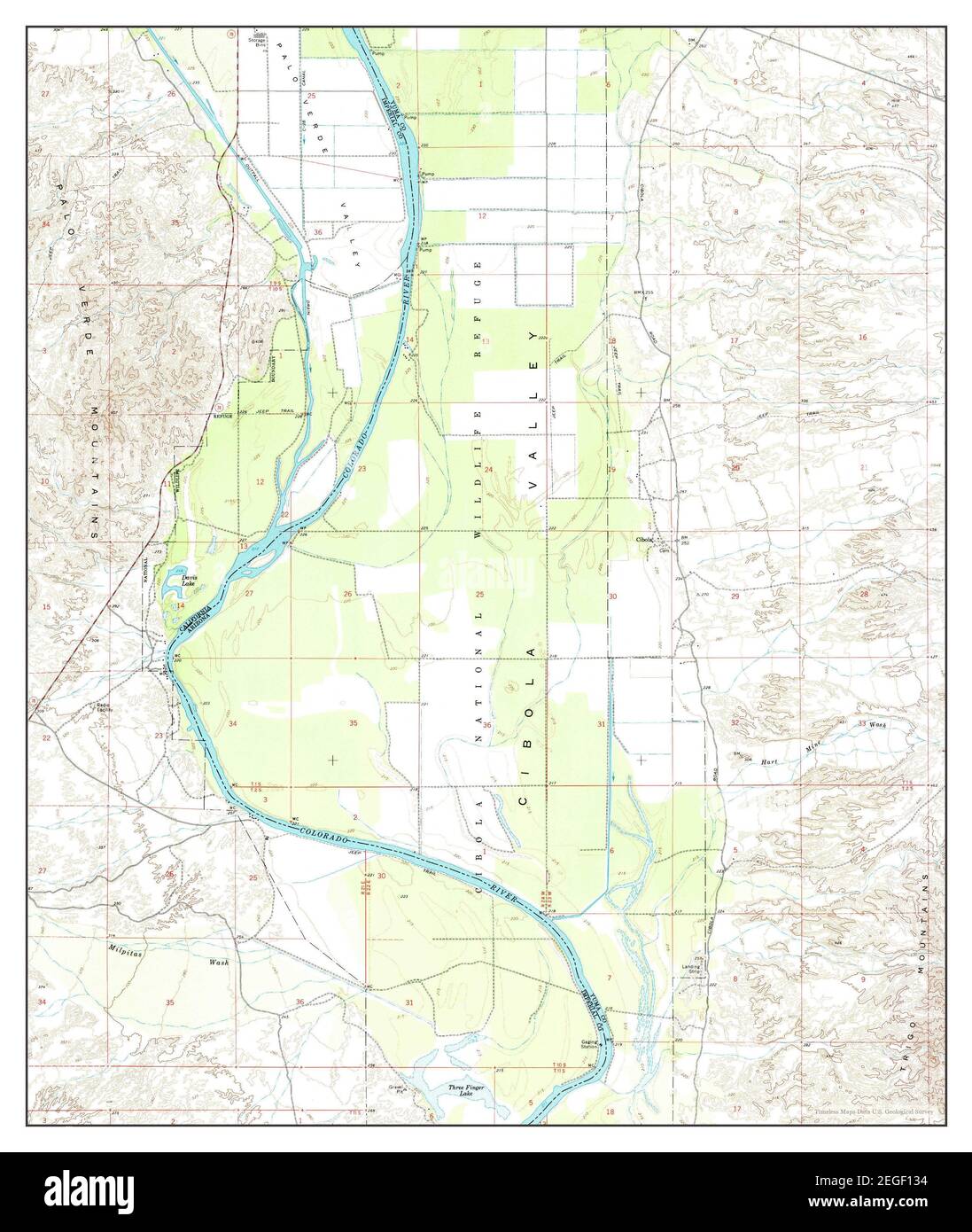Cibola map hi-res stock photography and images - Alamy