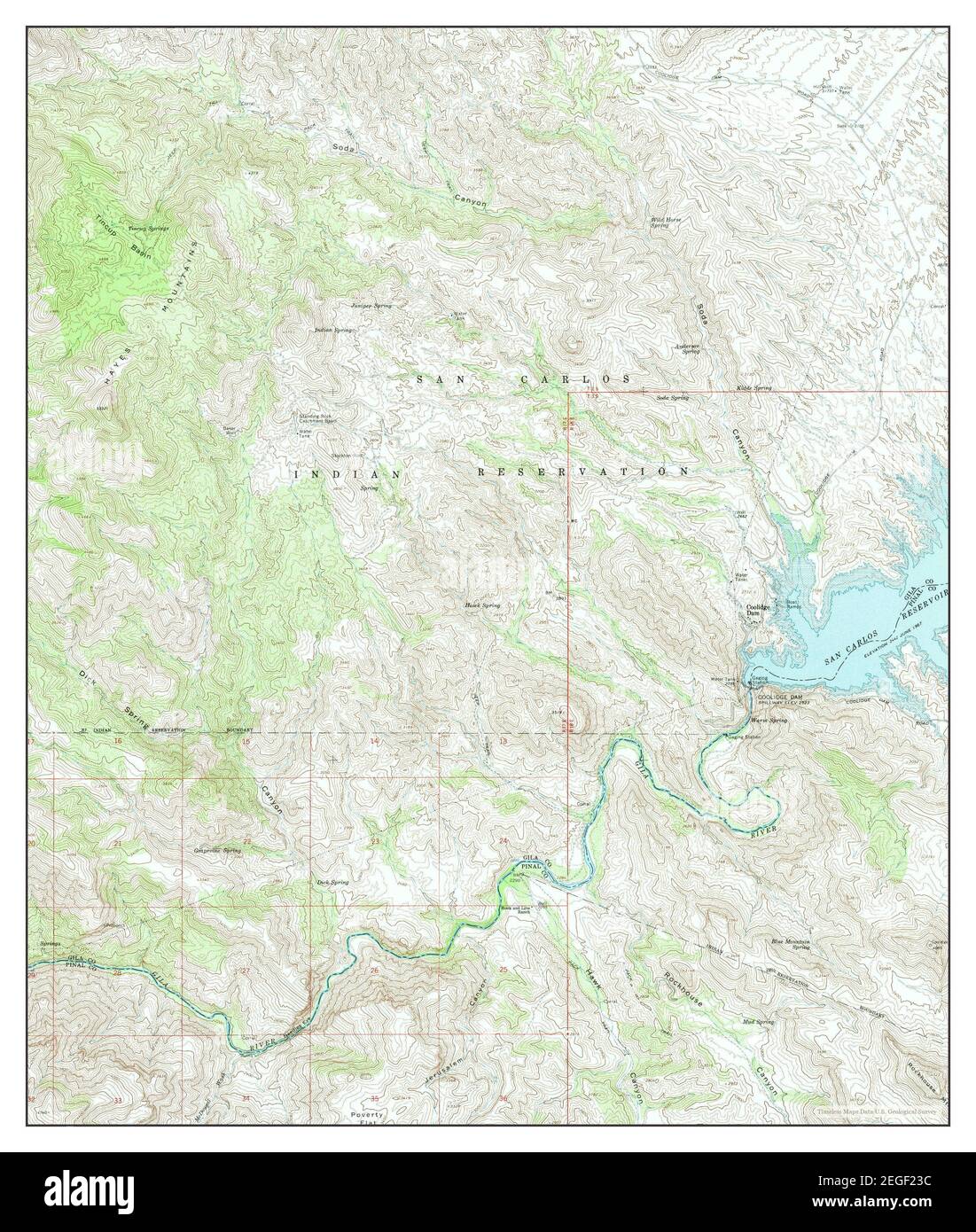 Coolidge Dam High Resolution Stock Photography and Images - Alamy