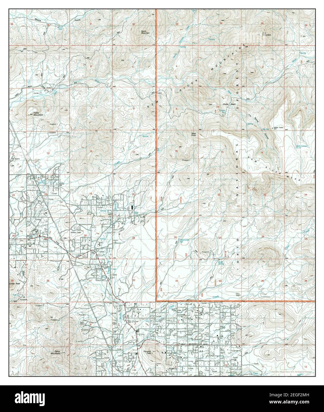 Daisy Mountain, Arizona, map 2004, 1:24000, United States of America by ...