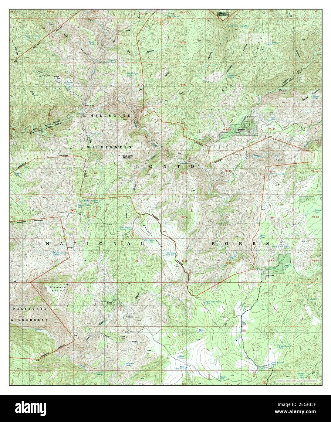 Diamond Butte, Arizona, map 2004, 1:24000, United States of America by ...