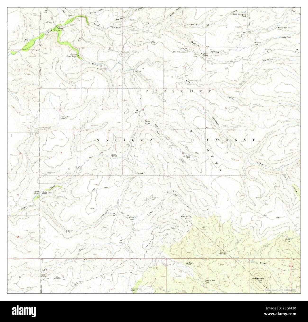 Dugas, Arizona, map 1967, 1:24000, United States of America by Timeless ...