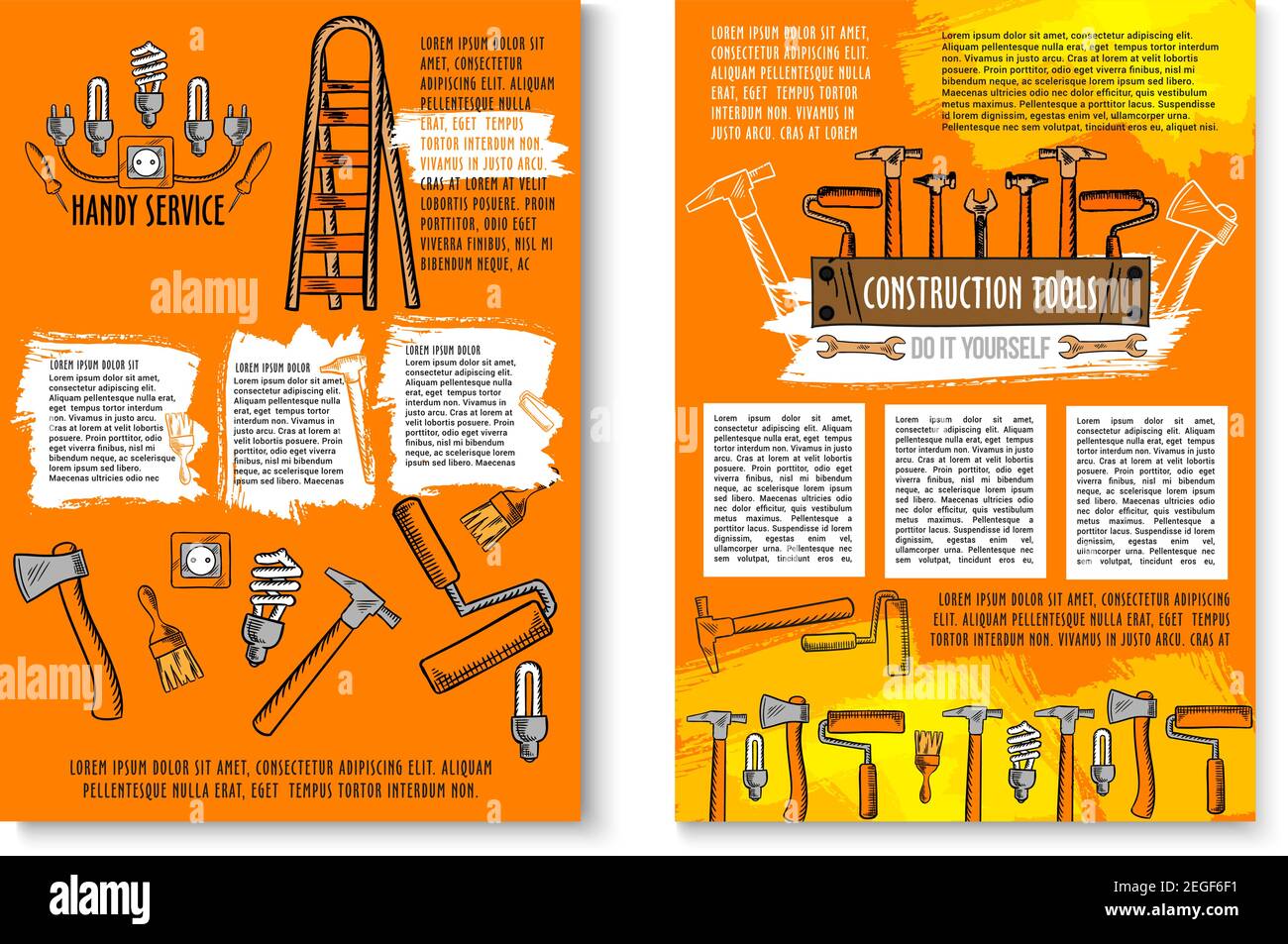 Ladder safety posters Stock Vector Images - Alamy
