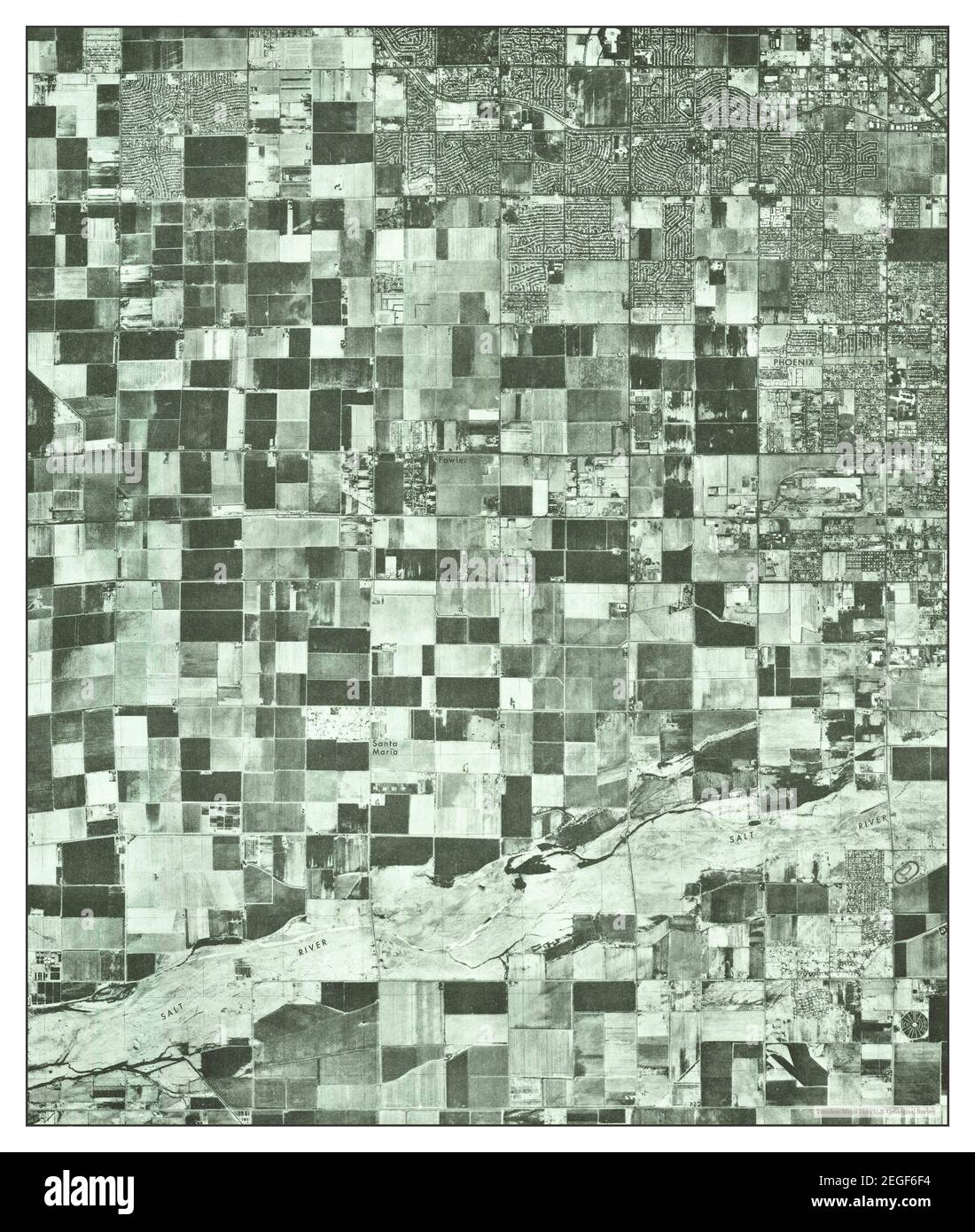 Fowler, Arizona, map 1971, 1:24000, United States of America by ...