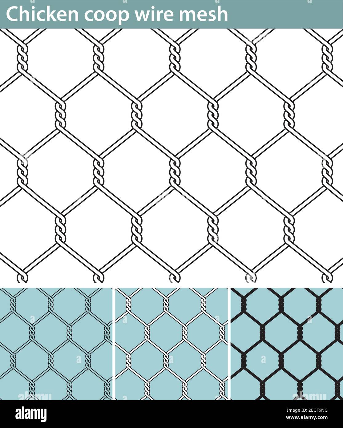 Chicken wire cage Stock Vector Images - Alamy