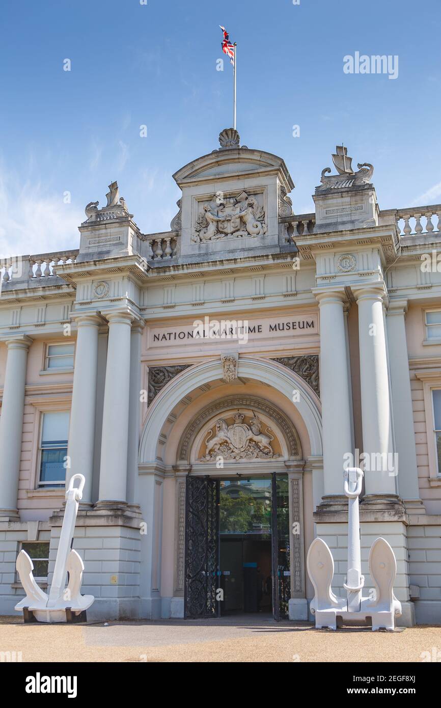 National Maritime Museum in Greenwich, London, United Kingdom Stock ...