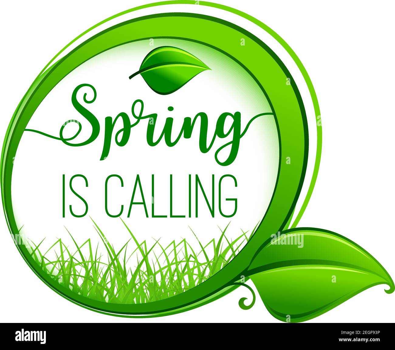 Spring calling Stock Vector Images - Alamy