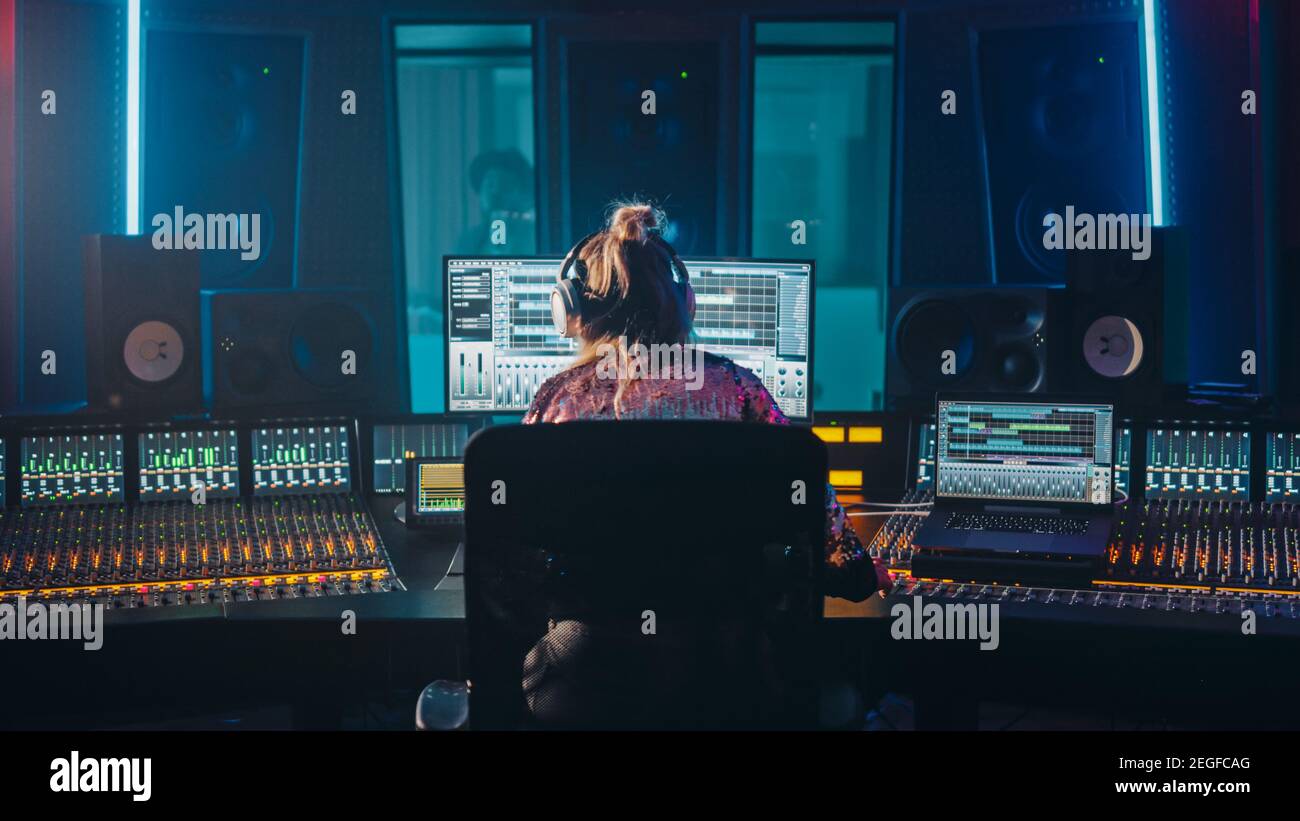 Artist, Musician, Audio Engineer, Producer in Music Record Studio, Uses ...