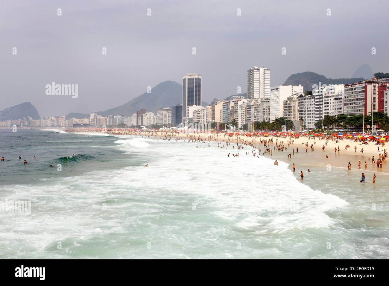 Rio de Janeiro, main tourist spot in Brazil, famous beaches, Copacabana ...
